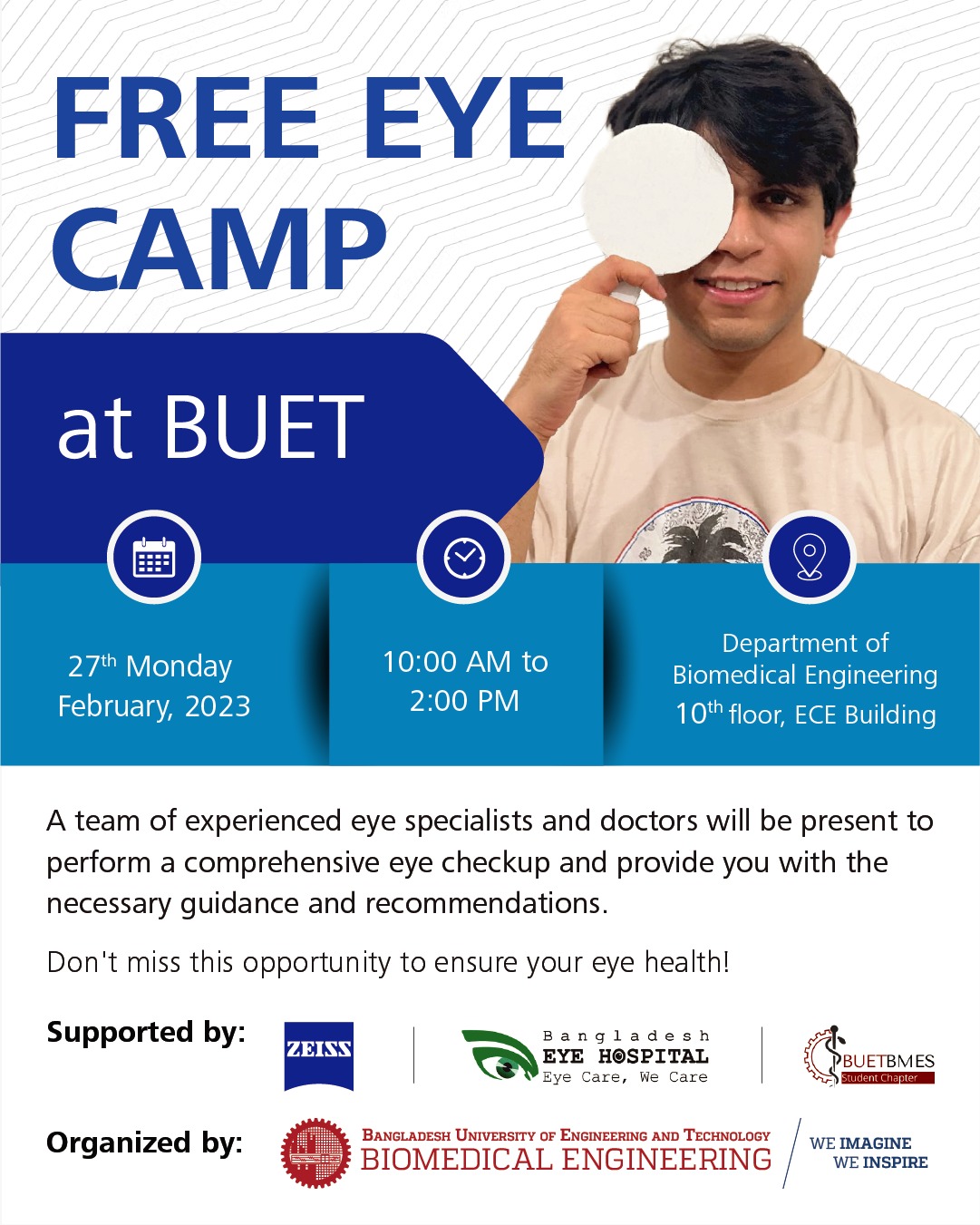 Free EYE Camp and BME Design Day - Biomedical Engineering | BUET