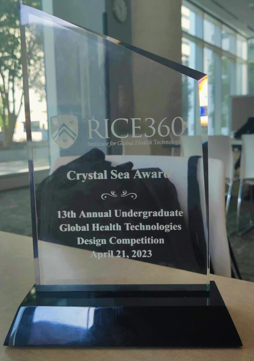 BUET BME's 'Team Babybelt' Won Crystal Sea Award 2023 at RICE ...