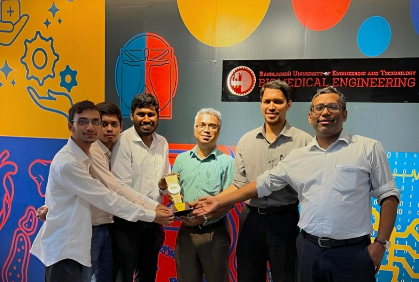 BUET BME's Team 'Cardicare' won the Bangabandhu Innovation Grant (BIG) grant - Biomedical ...